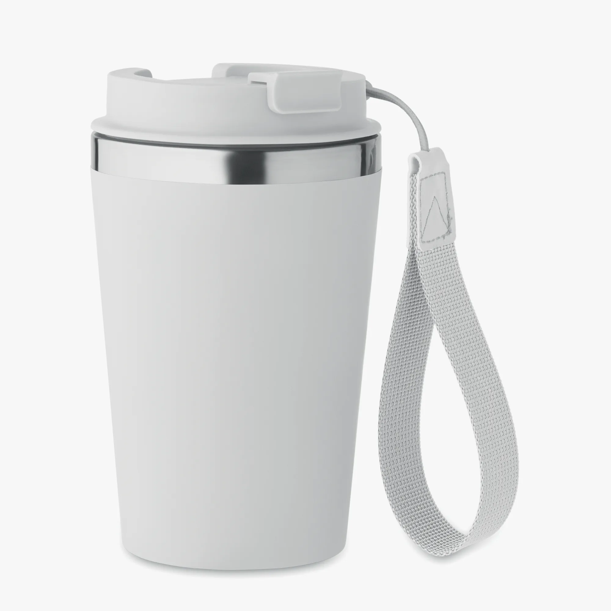 Vaso térmico personalizado con correa de mano